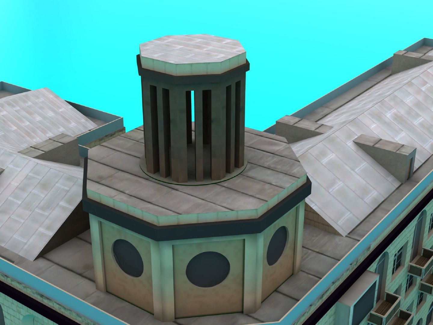 3D Model Hotel In Armenian Provincial Town - TurboSquid 2199253