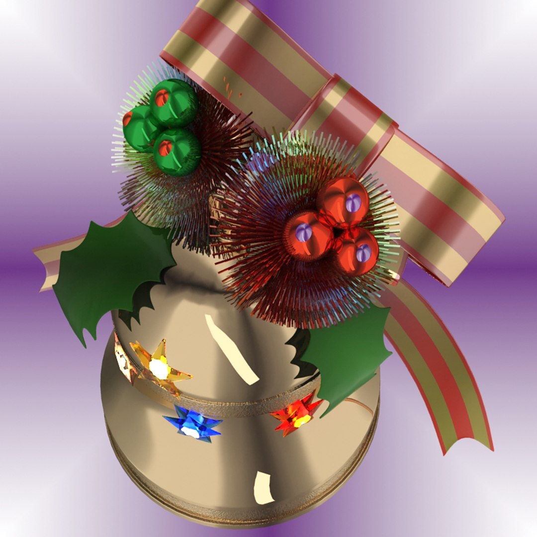 3d Christmas Bell