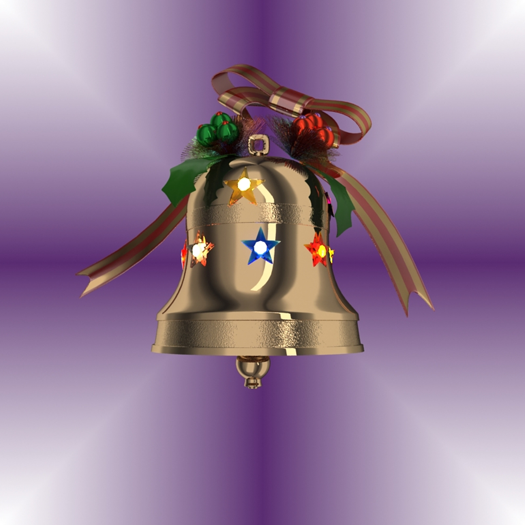 3d Christmas Bell