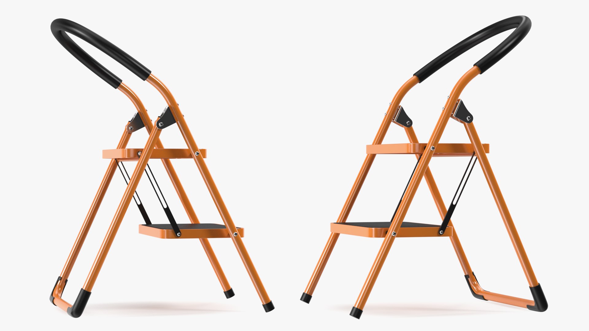3D Ladder Folding Step Stools Collection - TurboSquid 2172285