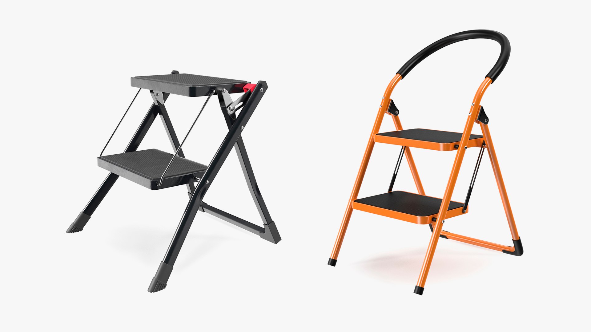 3D Ladder Folding Step Stools Collection - TurboSquid 2172285