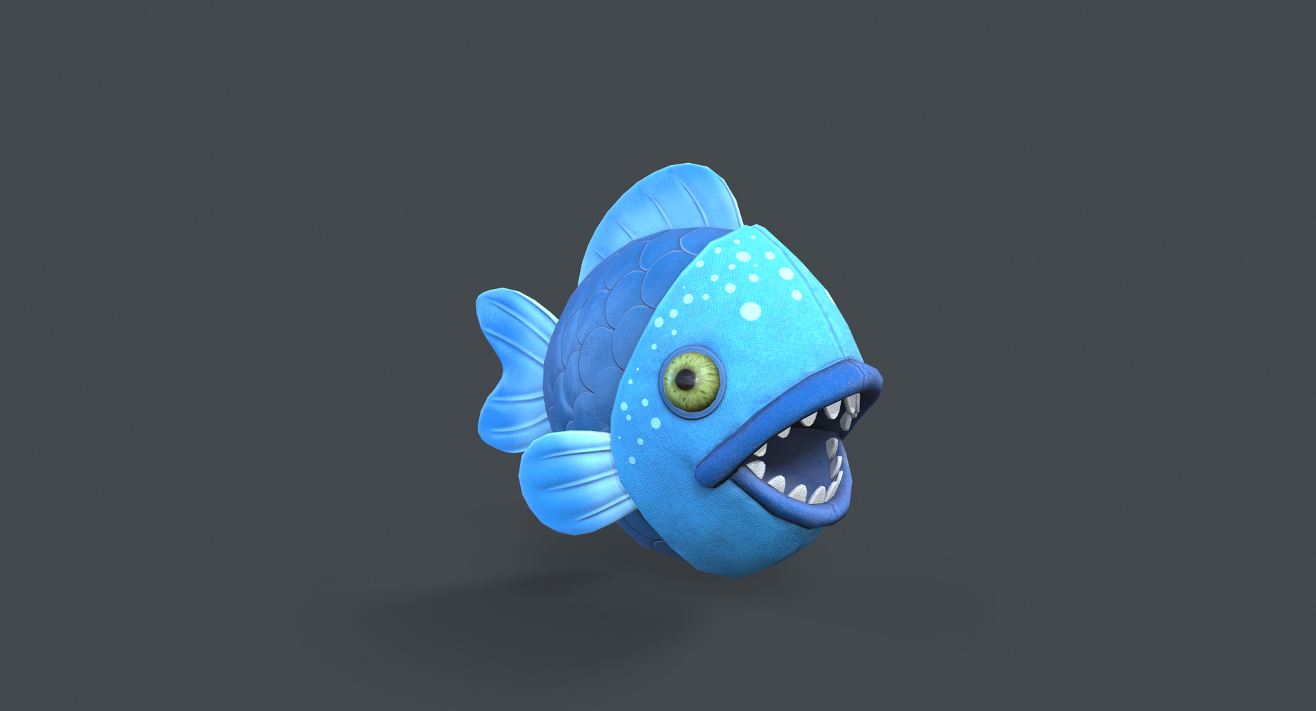 3D Model Piranha Fish Toy - TurboSquid 1446852