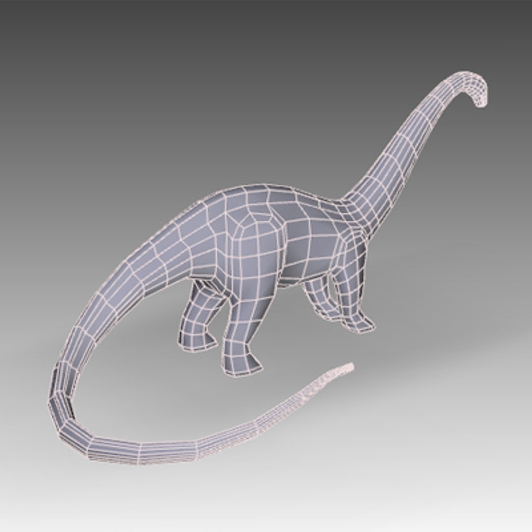 Dinosaur Apatosaurus 3d Model