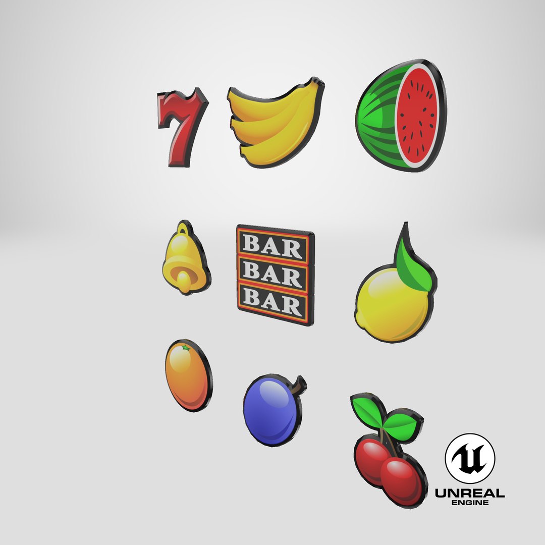 Video Slot Machine Symbols 3D - TurboSquid 1320665