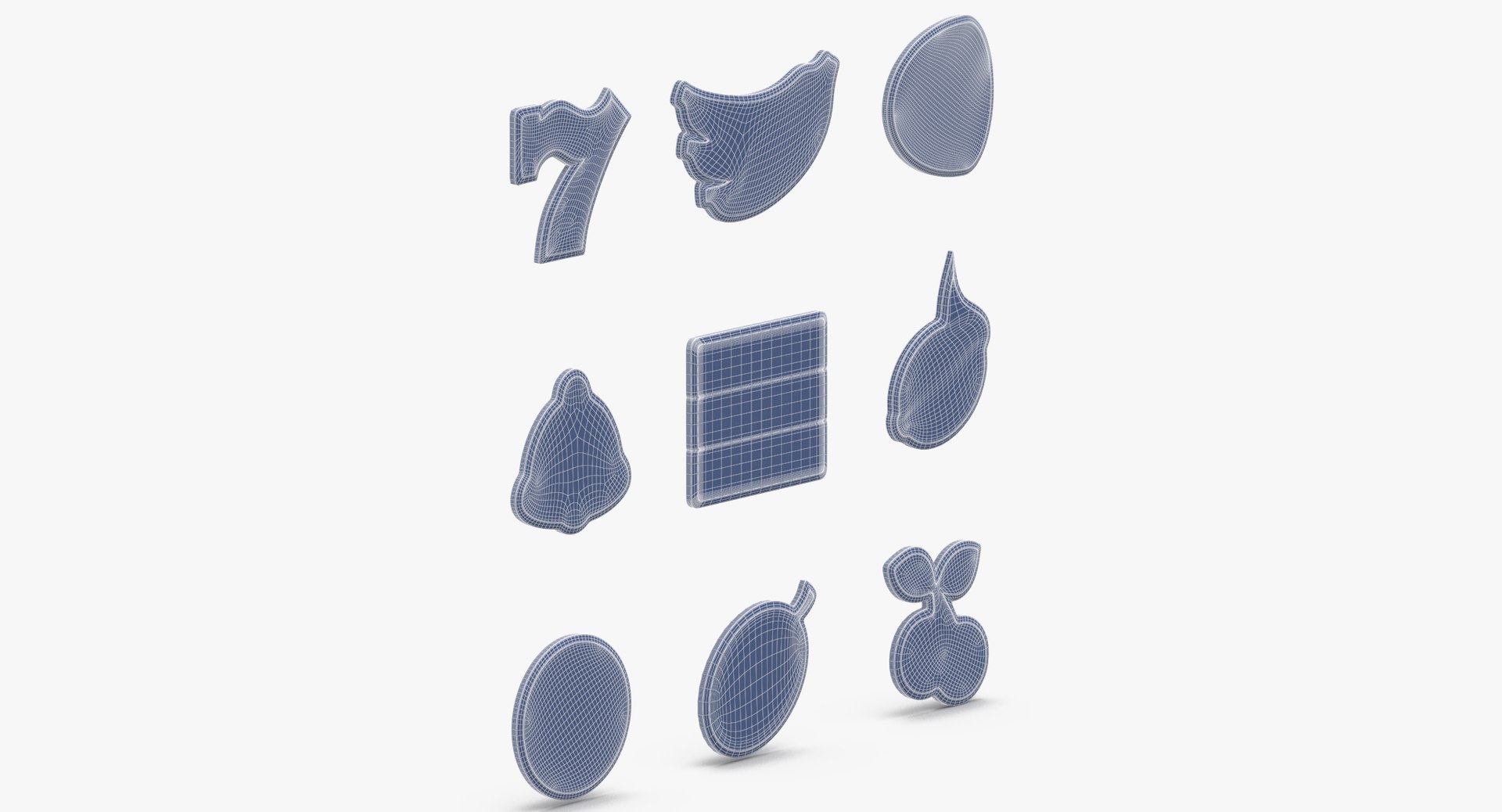 Video Slot Machine Symbols 3D - TurboSquid 1320665