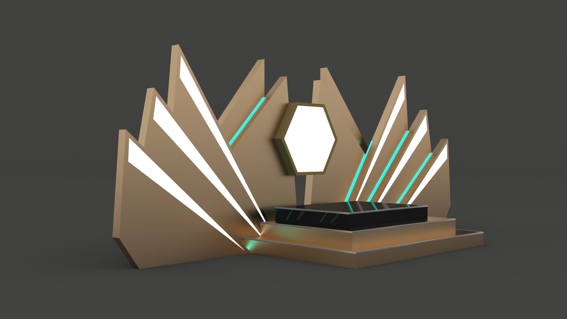 Stage Display Product 3D - TurboSquid 1991999