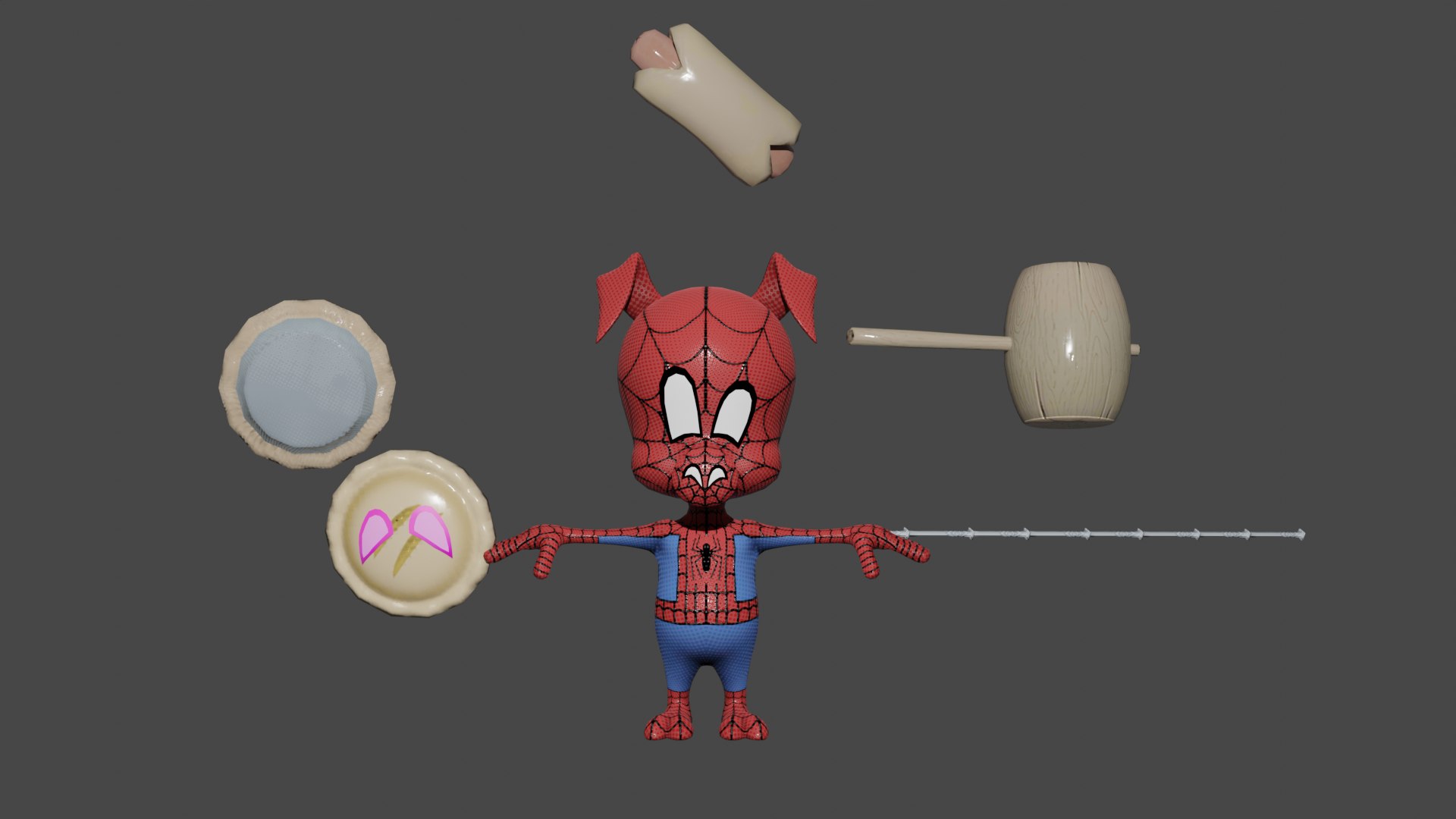 Spider Ham 3D Model - TurboSquid 2190338