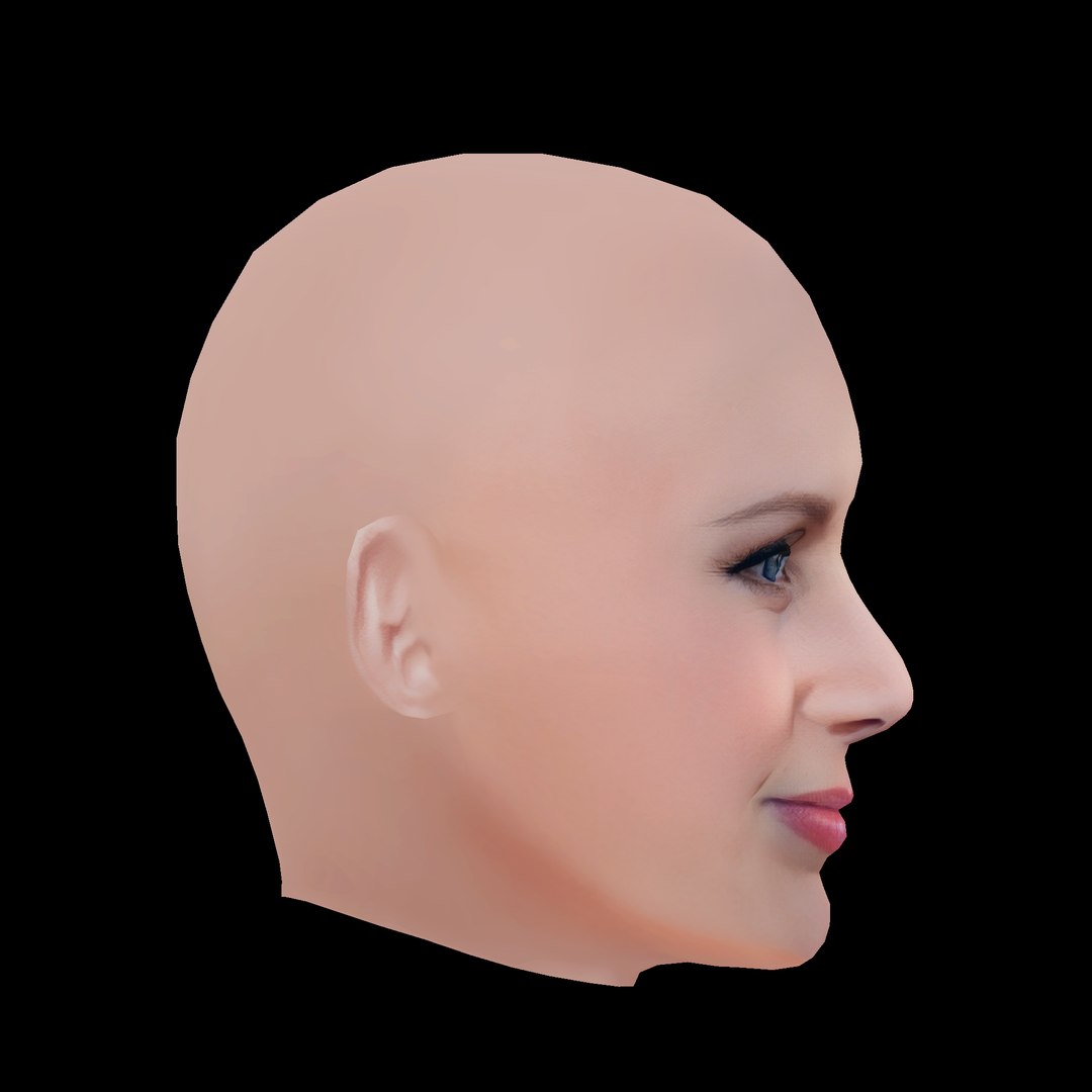 Amy Adams Head - Low Poly Head For Game - No Hair 3D - TurboSquid 2199526