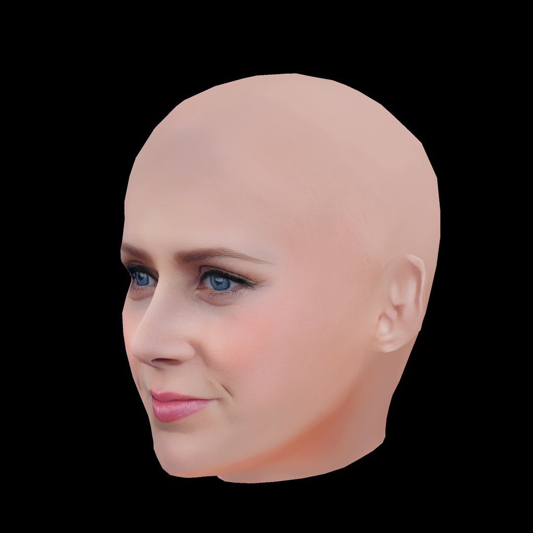 Amy Adams Head - Low Poly Head For Game - No Hair 3D - TurboSquid 2199526