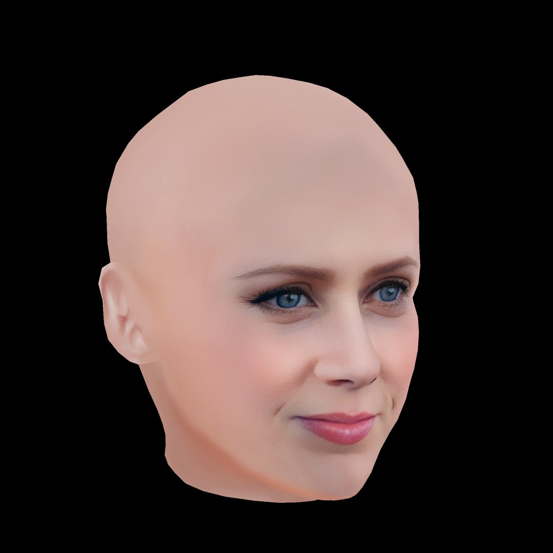 Amy Adams Head - Low Poly Head For Game - No Hair 3D - TurboSquid 2199526