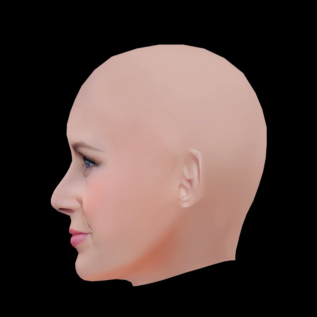 Amy Adams Head - Low Poly Head For Game - No Hair 3D - TurboSquid 2199526