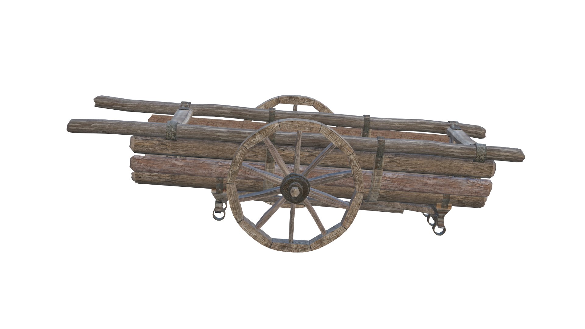 Rustic Farm Wagon 3D Model 3D - TurboSquid 2301692
