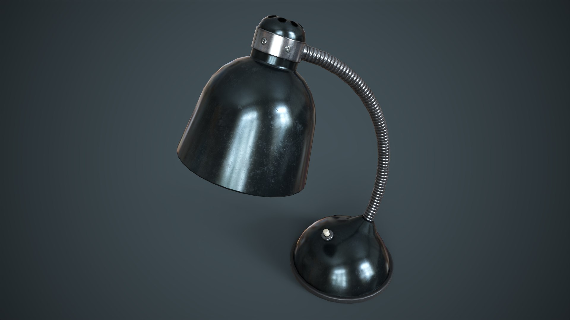 Old table lamp 3D - TurboSquid 2047138