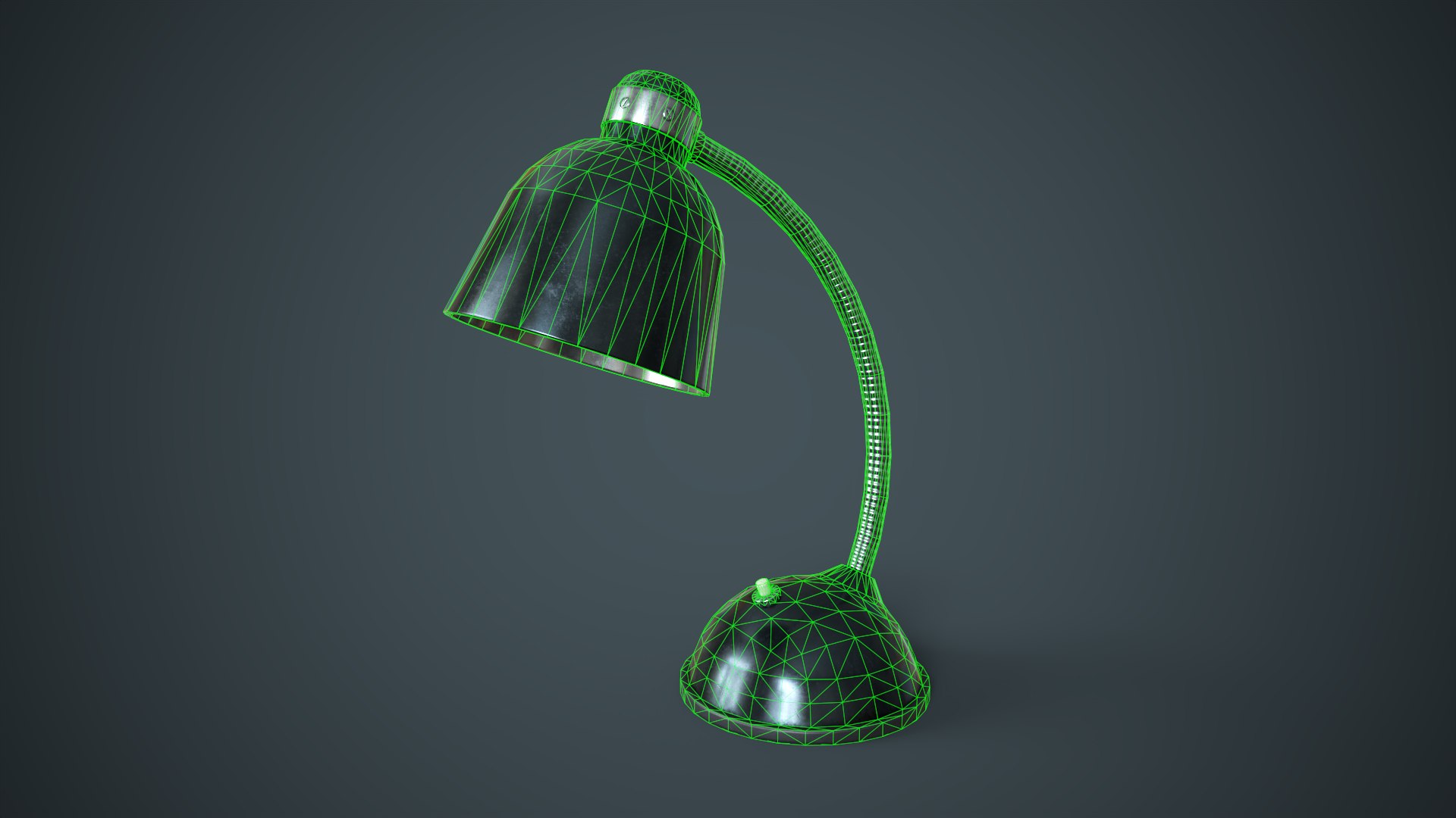 Old table lamp 3D - TurboSquid 2047138