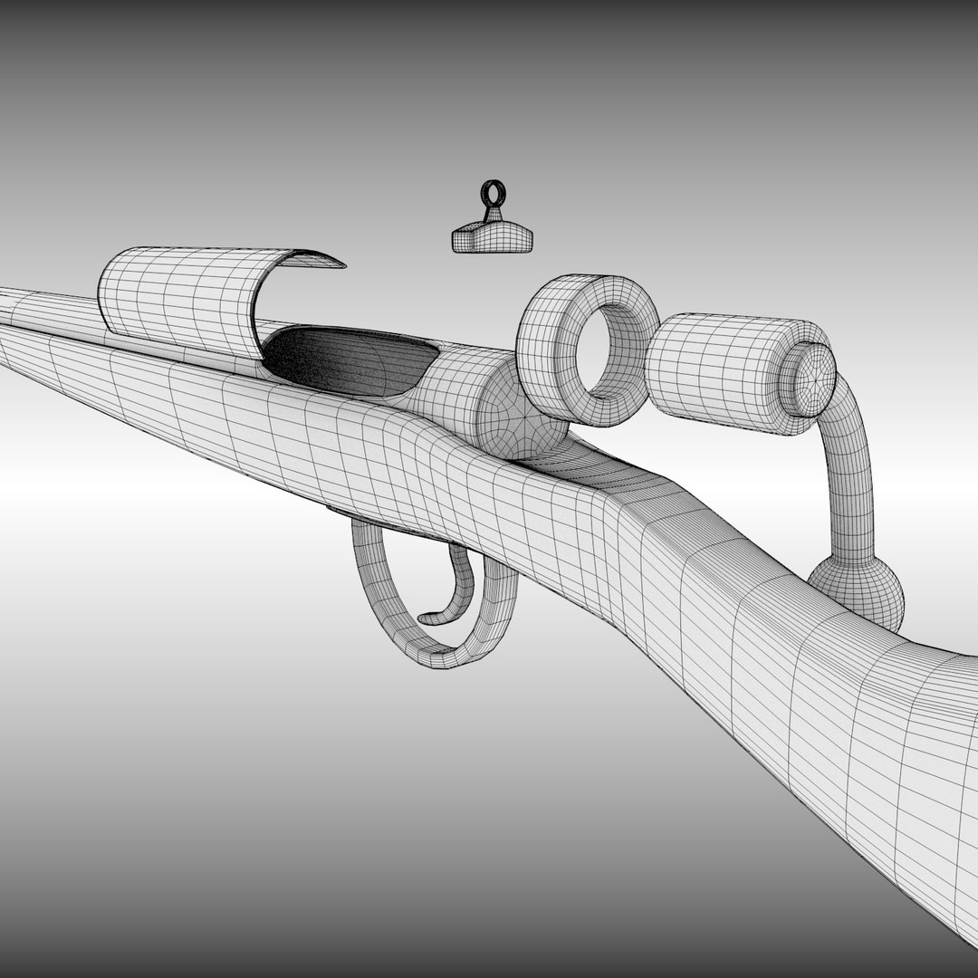 Free Custom Rifle 3d Model