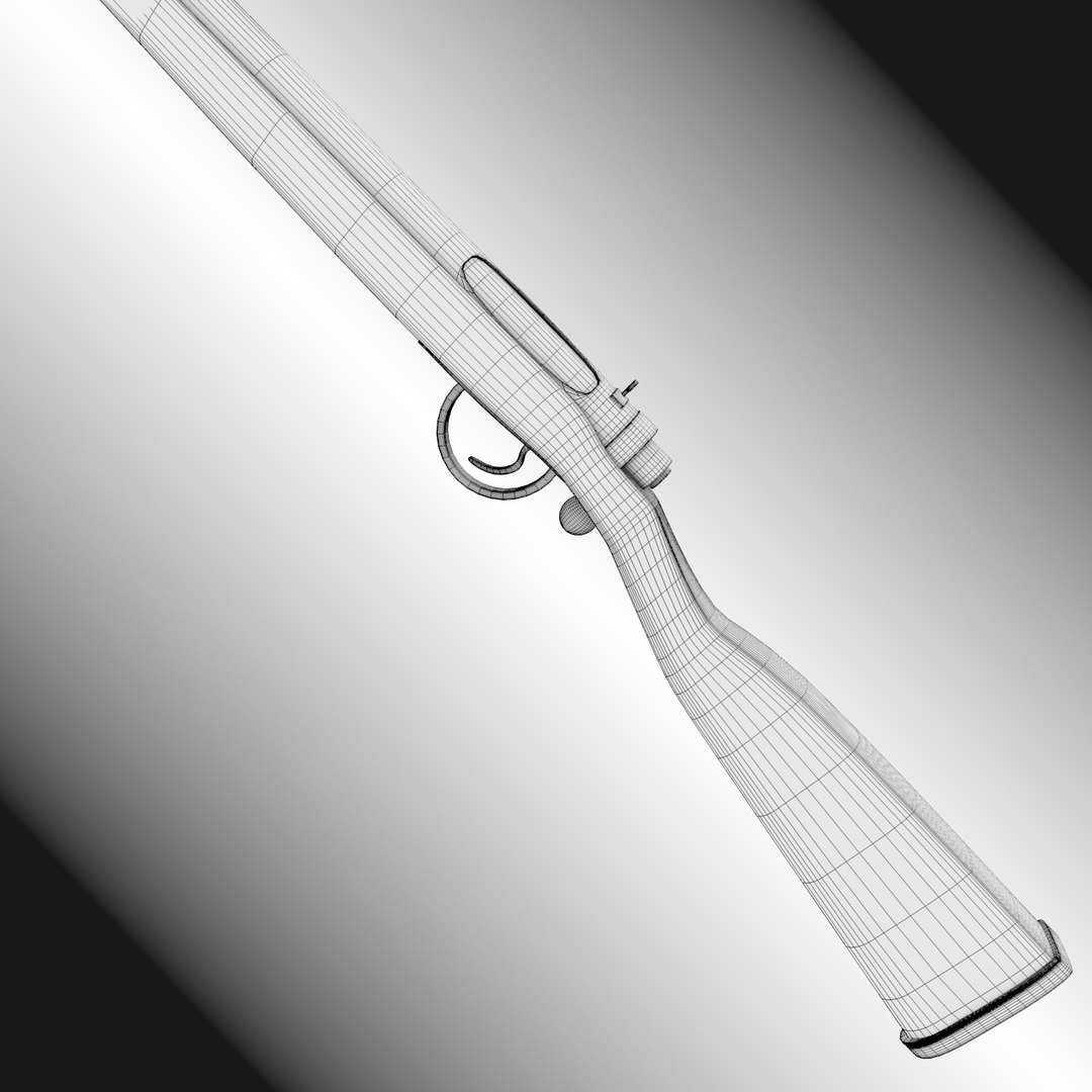 Free Custom Rifle 3d Model