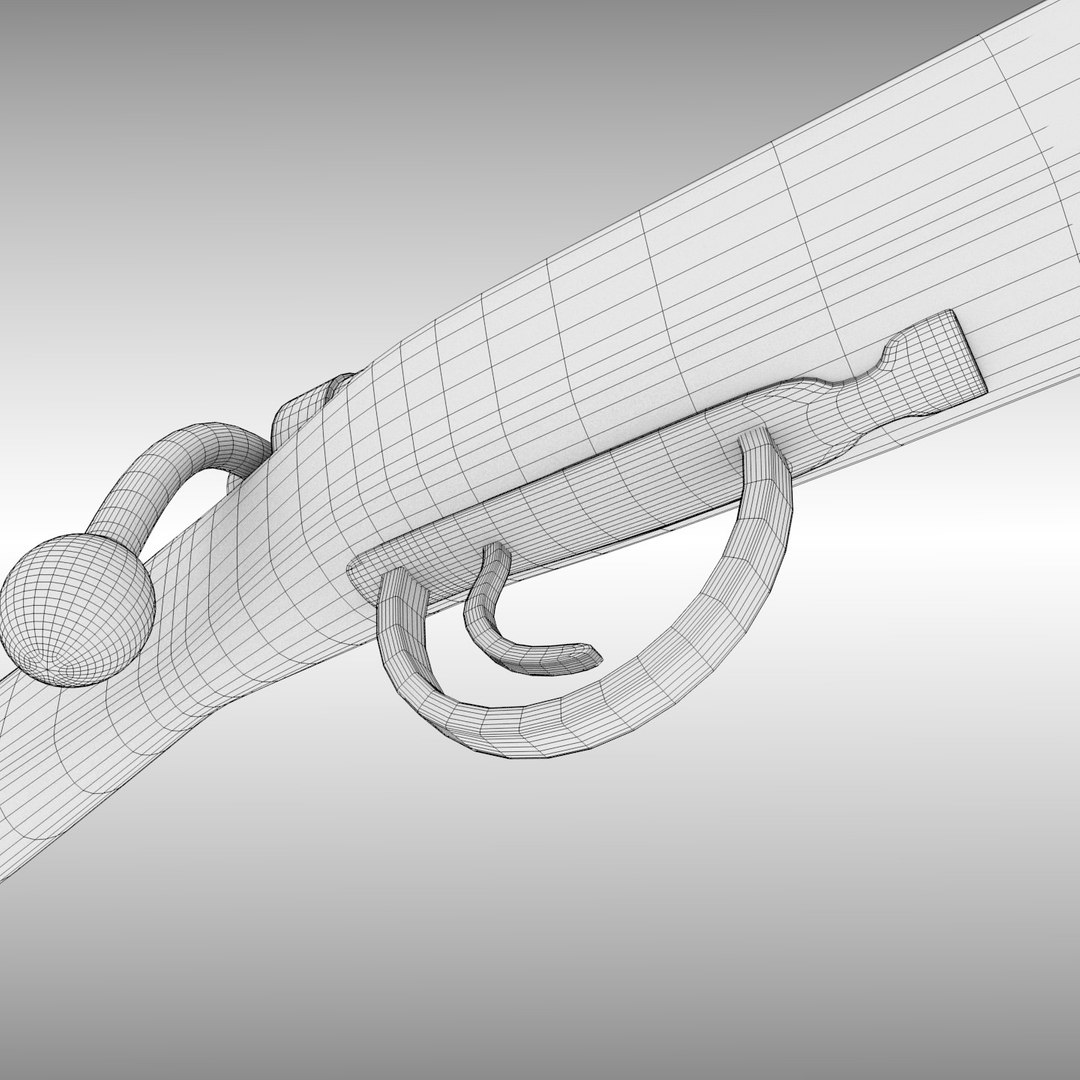 Free Custom Rifle 3d Model