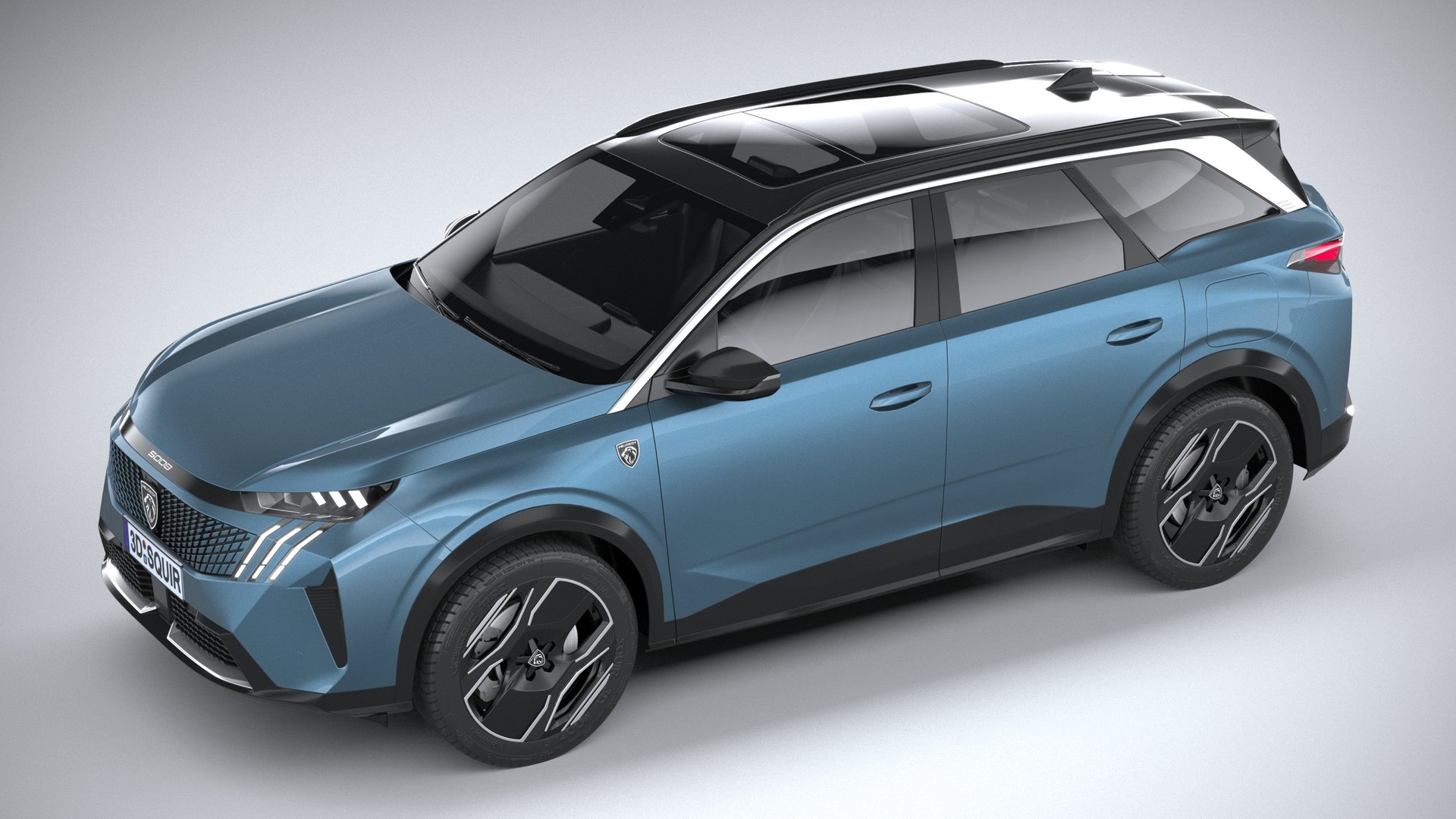 Peugeot E-5008 2025 3D Model - TurboSquid 2243459