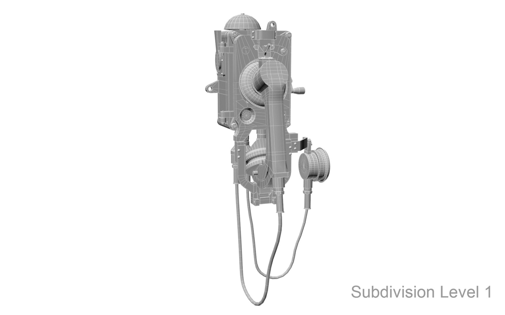 Ship Wall Telephone 3D model - TurboSquid 2107202