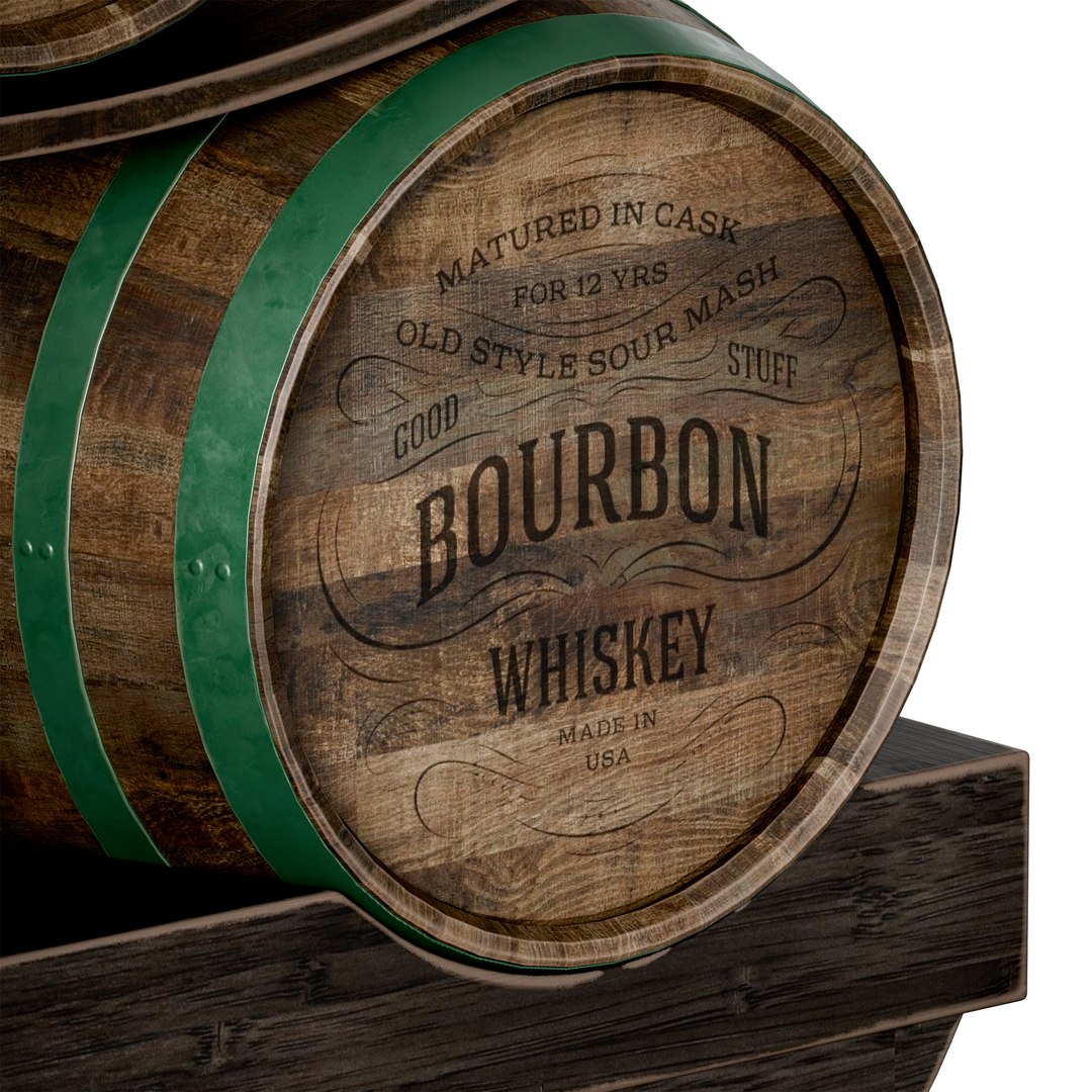 3D Wooden Barrels Model - TurboSquid 2184556