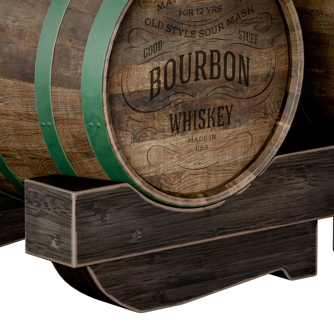 3D Wooden Barrels Model - TurboSquid 2184556