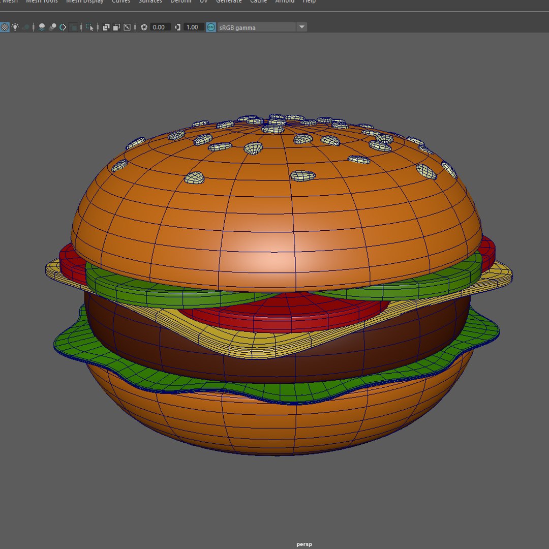 3D Model Burger - TurboSquid 1709638