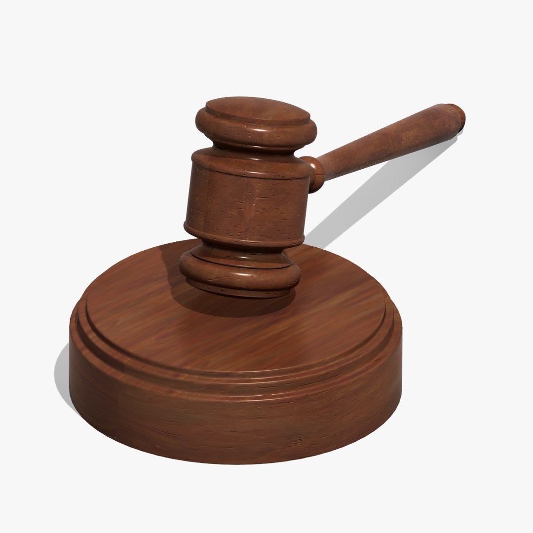 Gavel Block 3d Max