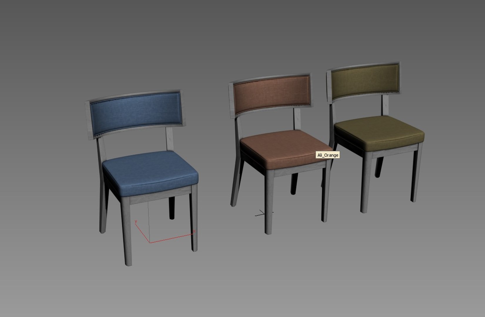 3D Ali Chairs Green - TurboSquid 1490892