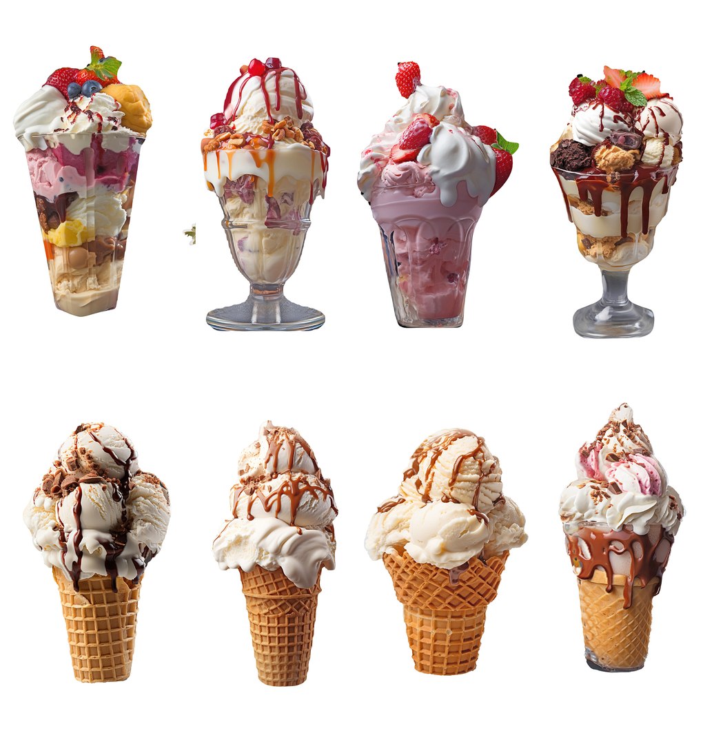 ICE-CREAM Mega Pack 16 Model - TurboSquid 2093898