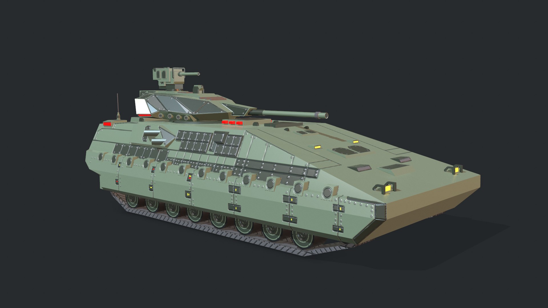 Armored Tank IFV 3D model - TurboSquid 1774521