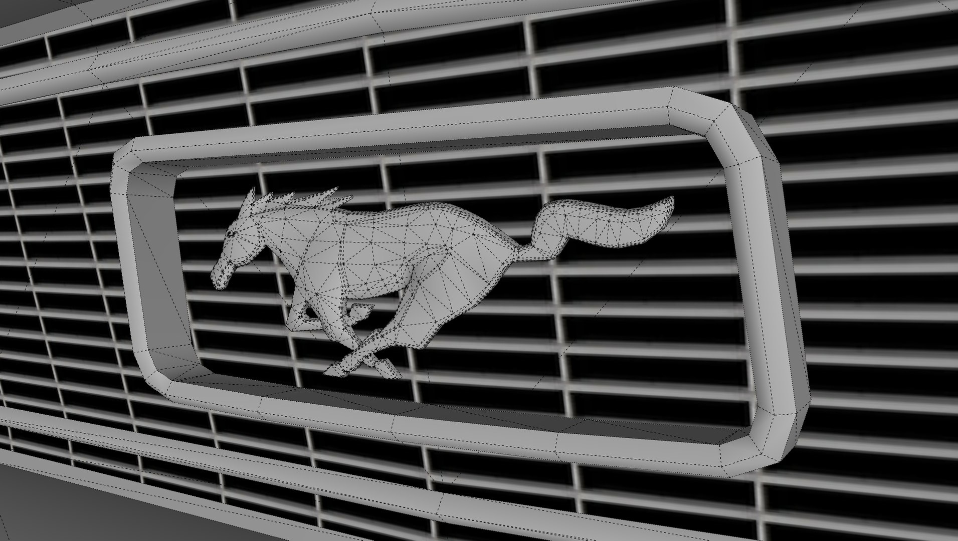 Ford Mustang 1968 - Low Poly Model - TurboSquid 1776629