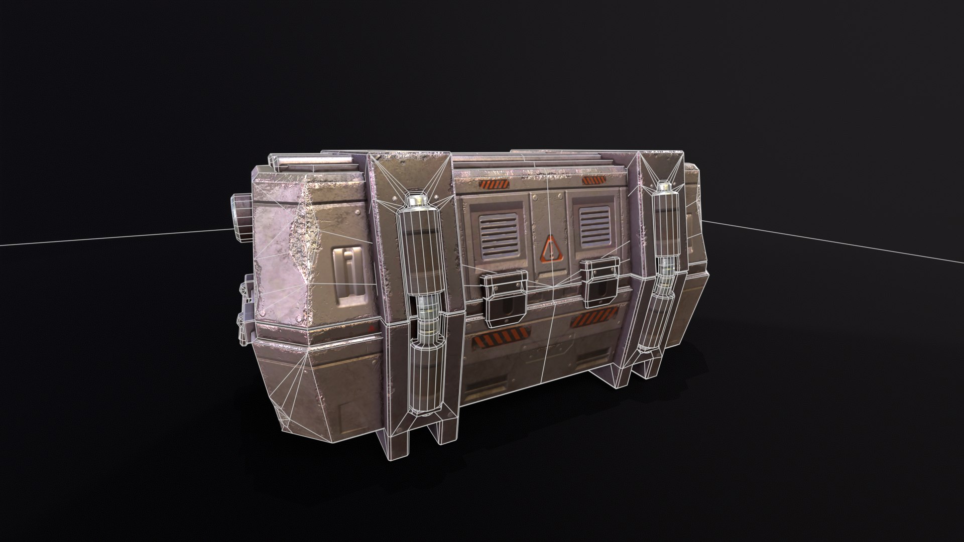 3D Sci-Fi Crate - TurboSquid 2207248