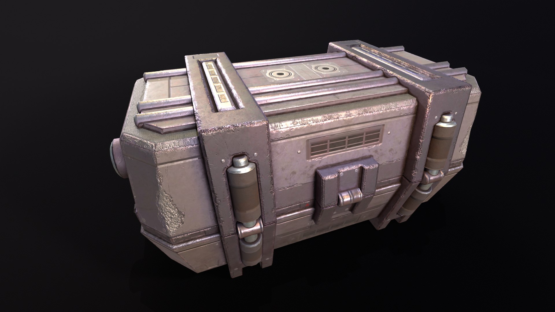 3D Sci-Fi Crate - TurboSquid 2207248