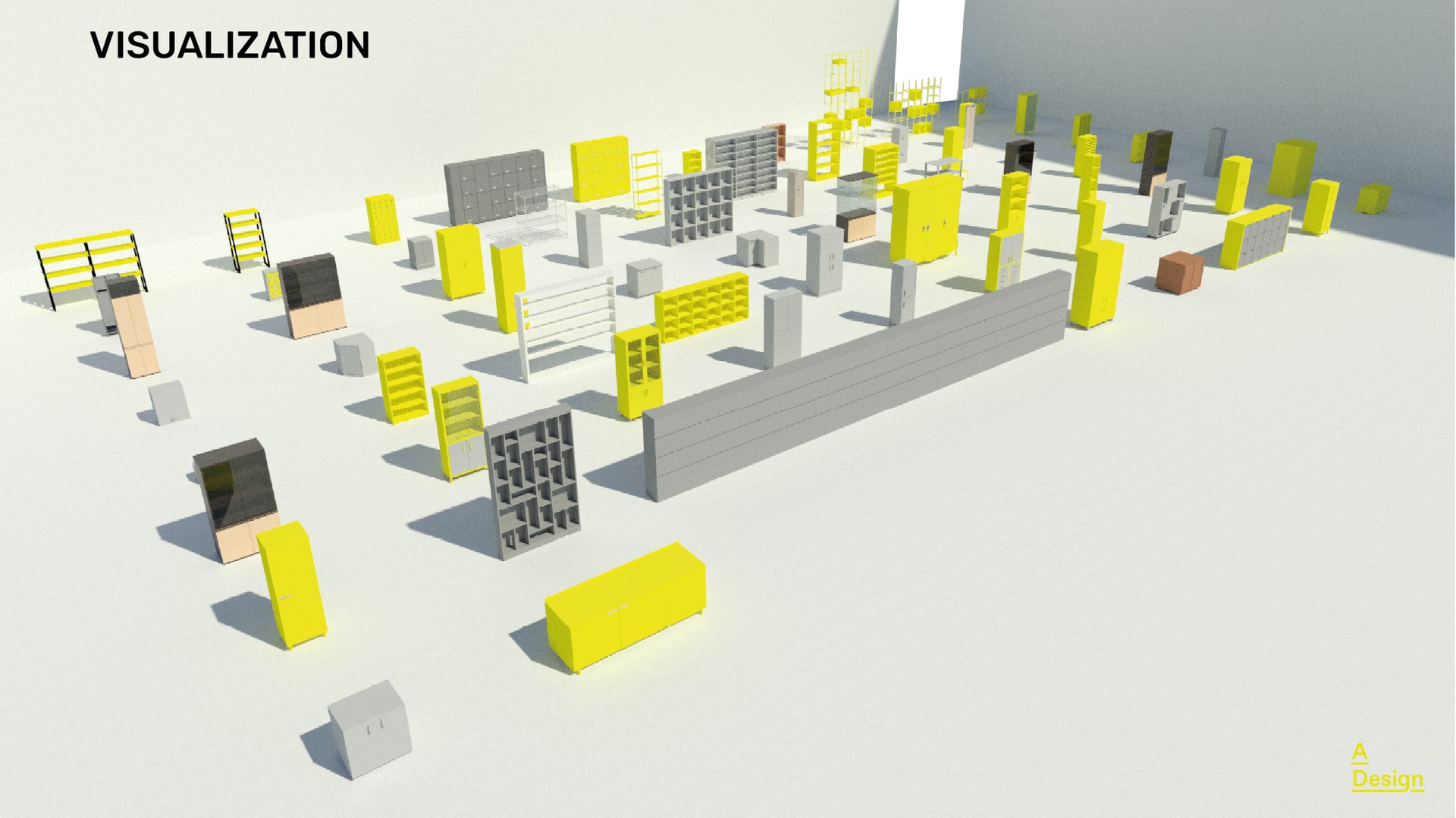 Cabinets and shelves model - TurboSquid 1919356