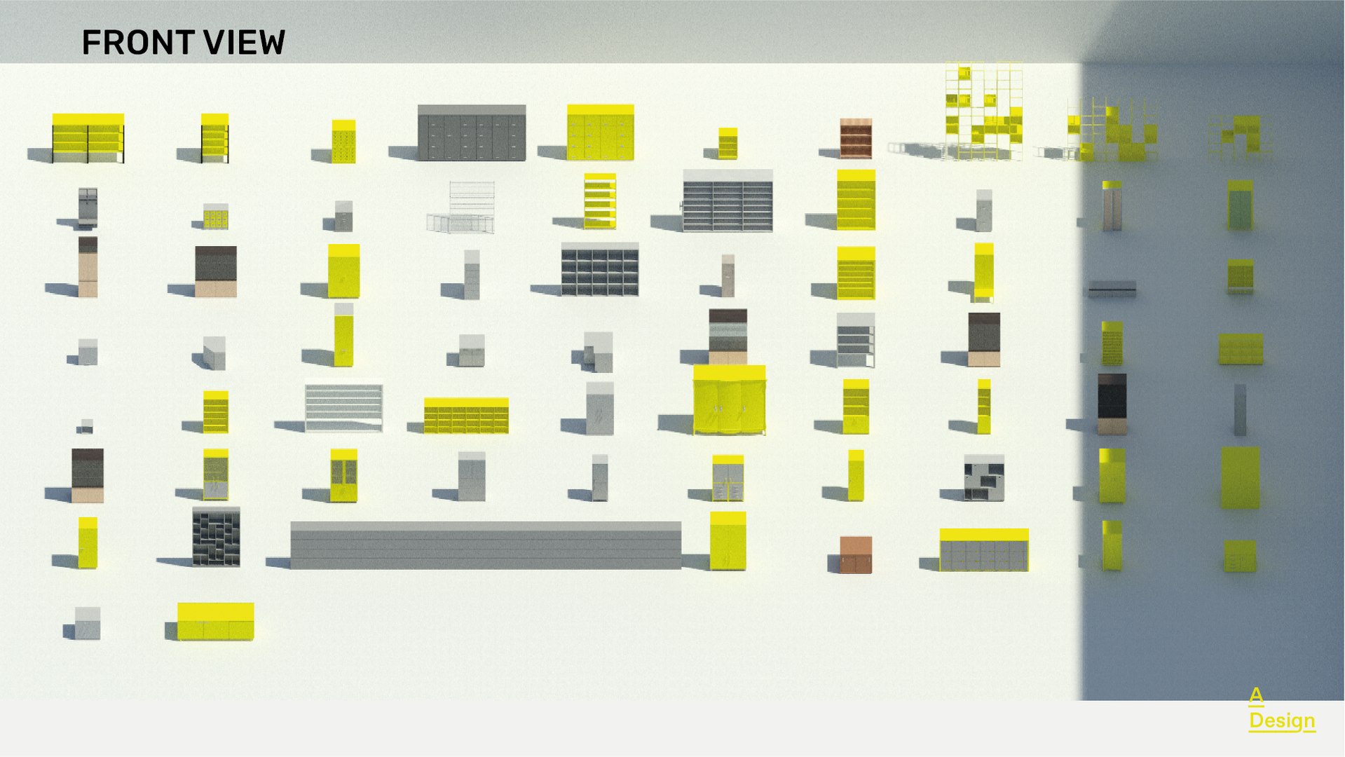 Cabinets and shelves model - TurboSquid 1919356