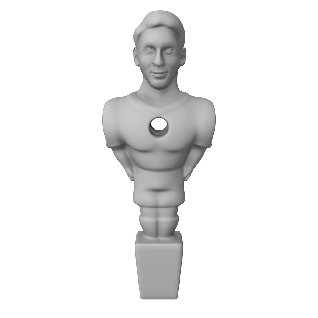 Foosball Kicker Player 3d Model