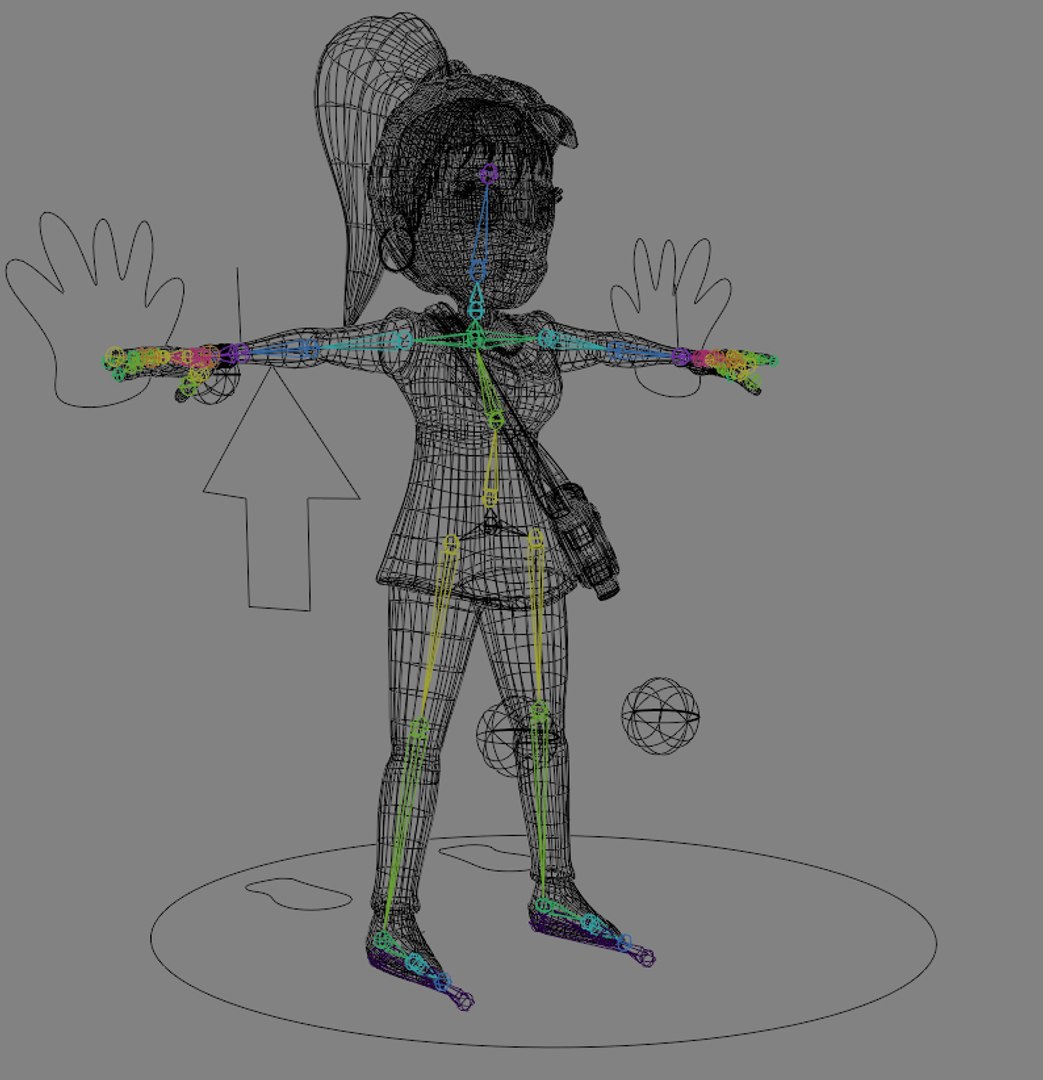 Character Setup 3D Model - TurboSquid 1167929