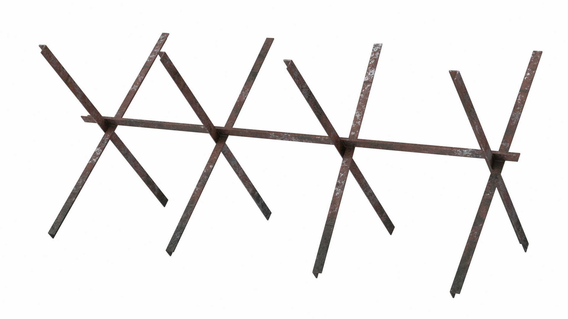 Metal Barricade Old 3D Model - TurboSquid 1713188