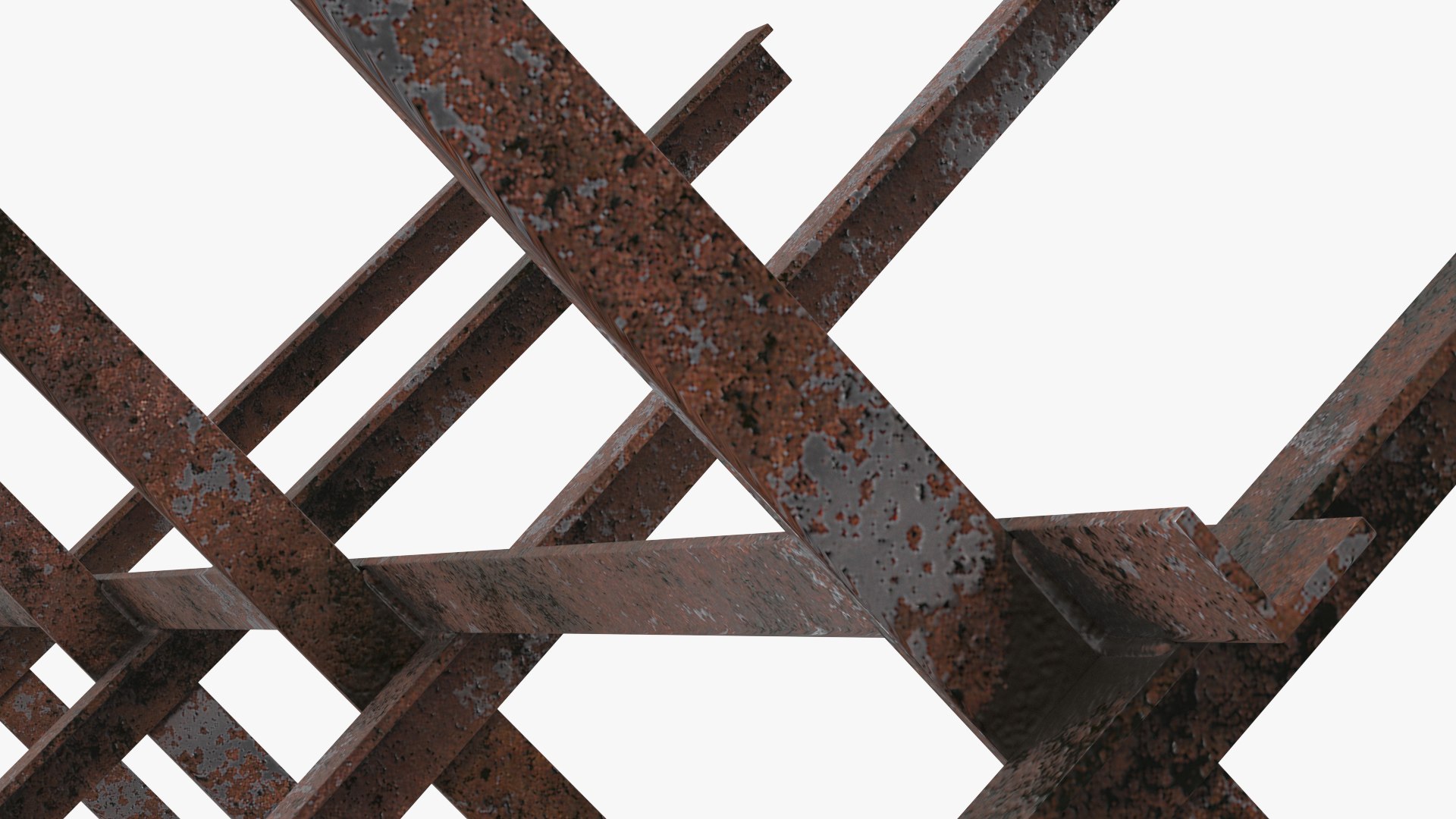 Metal Barricade Old 3D Model - TurboSquid 1713188