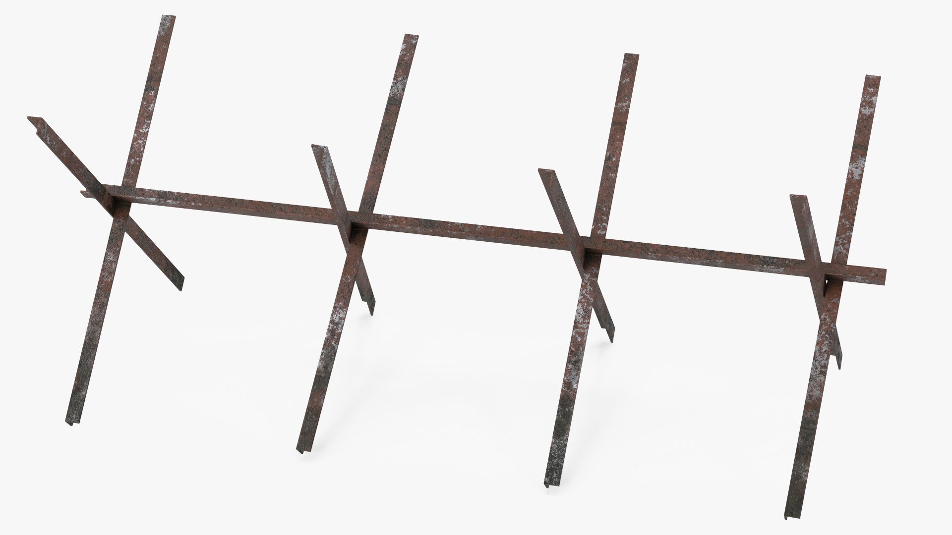 Metal Barricade Old 3D Model - TurboSquid 1713188