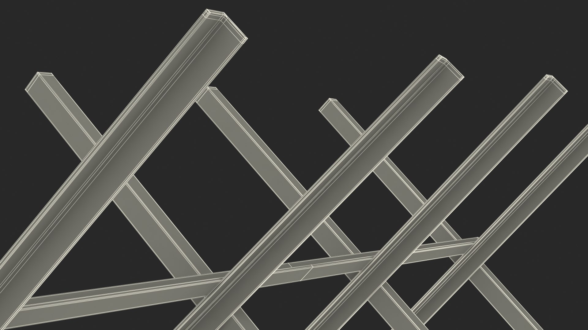 Metal barricade old 3D model - TurboSquid 1713188