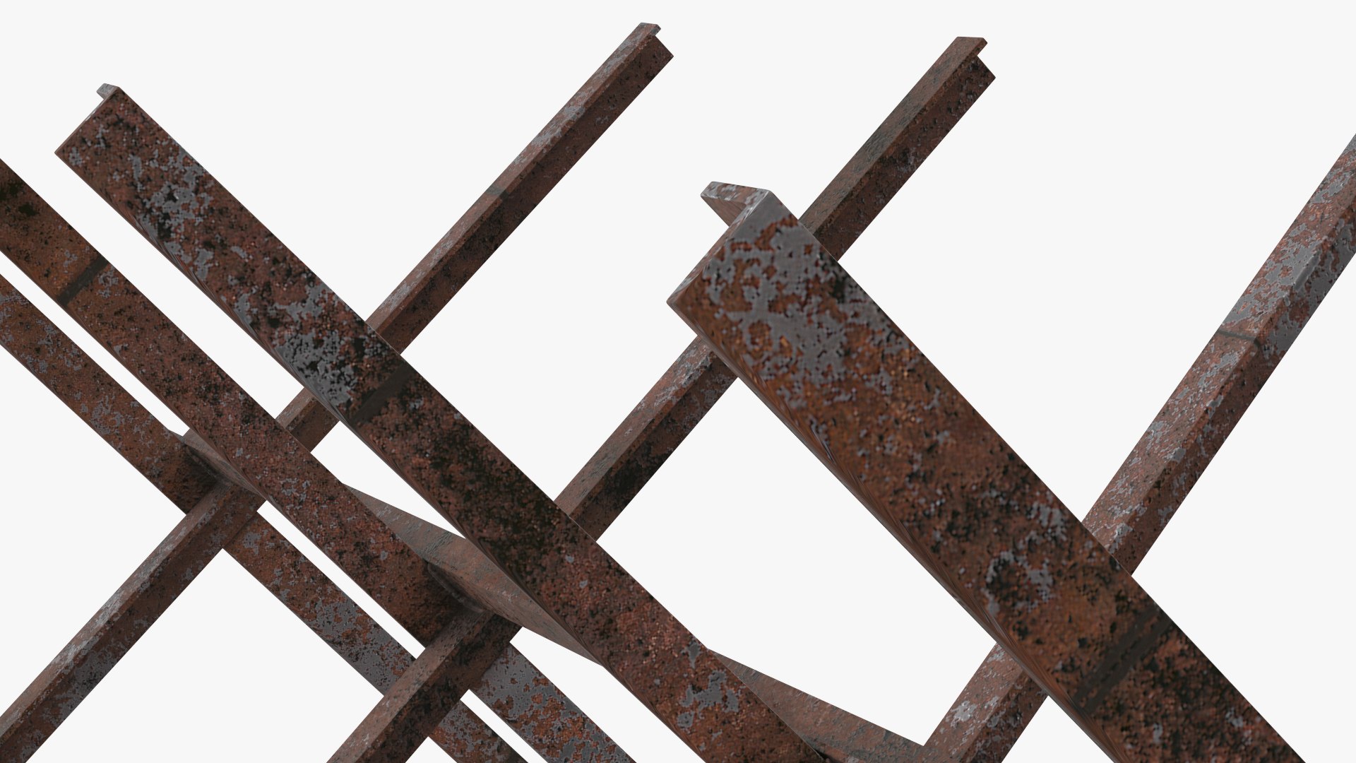 Metal Barricade Old 3D Model - TurboSquid 1713188