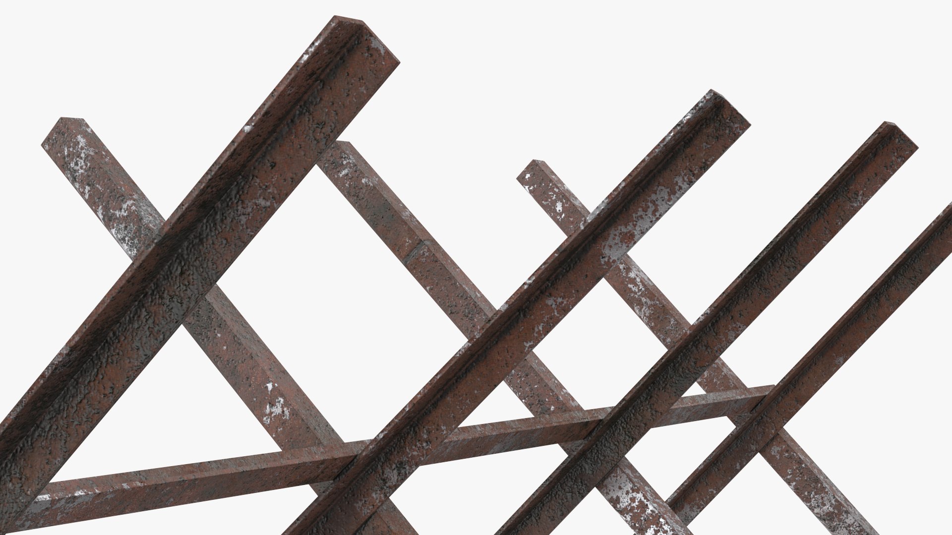 Metal Barricade Old 3D Model - TurboSquid 1713188