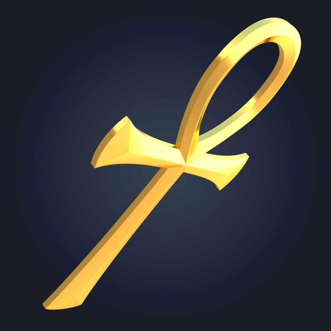 3d Model Ankh Symbol