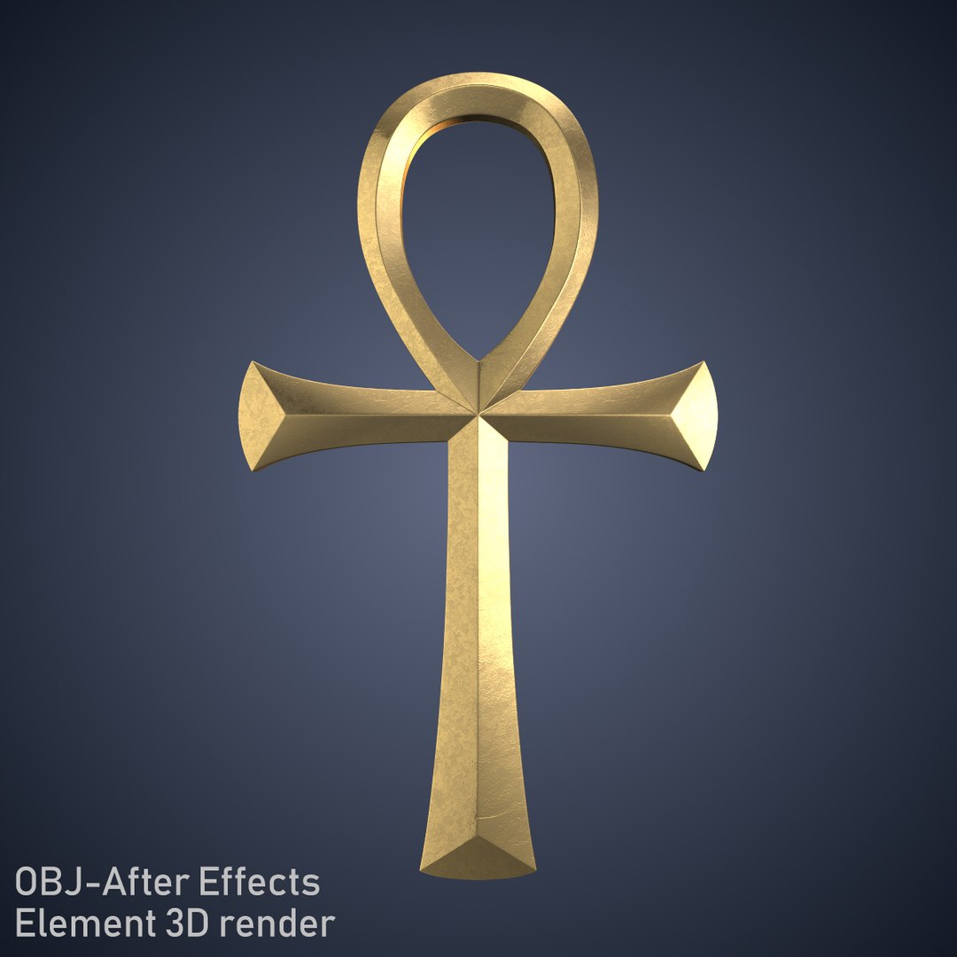 3d Model Ankh Symbol