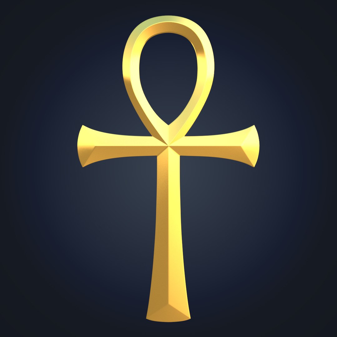 3d Model Ankh Symbol