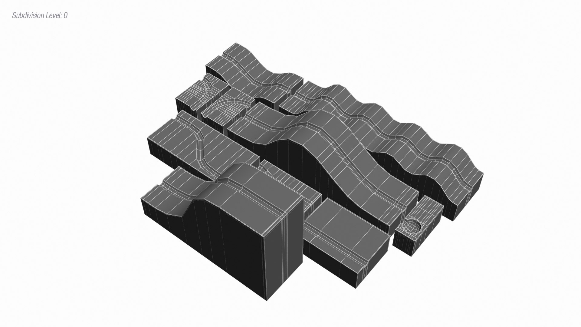 3D Path Ball Maze Kit - TurboSquid 1616397