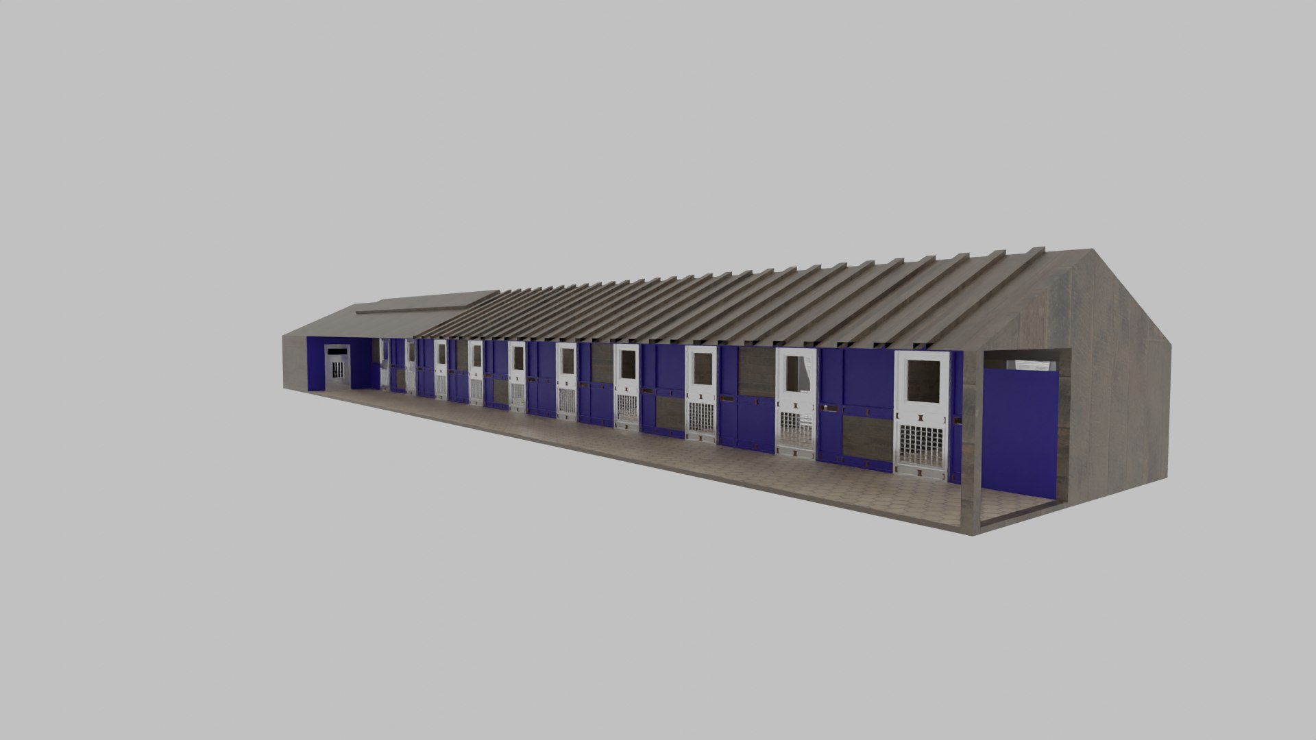 Horse Stable 3D Model - TurboSquid 2159066