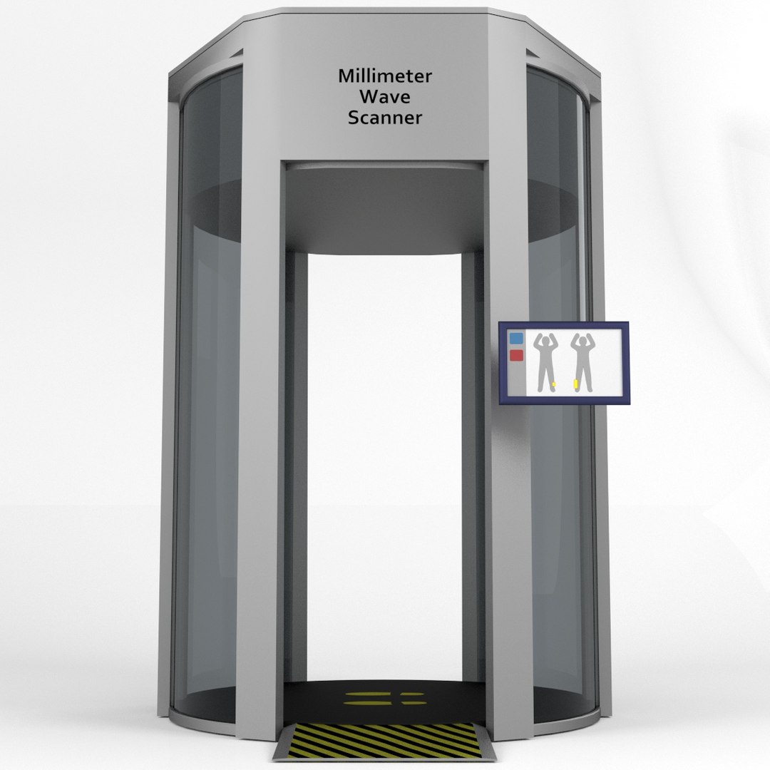 Millimeter Wave Body Scanner 3d Model