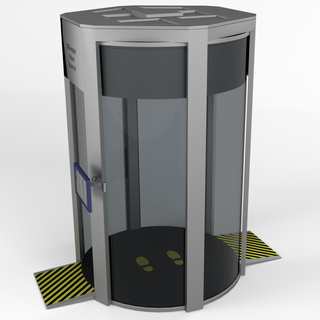 Millimeter Wave Body Scanner 3d Model